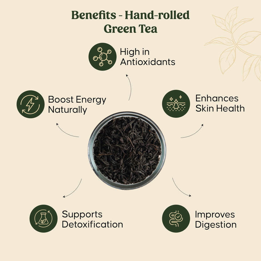 Mittal Teas Premium Indian Tea, Luxurious Green Tea Gift Box with 4 Va